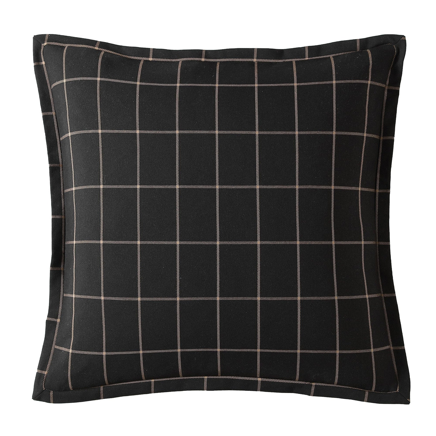 Windowpane Buckle Detailed Lumbar Pillow | HiEnd Accents
