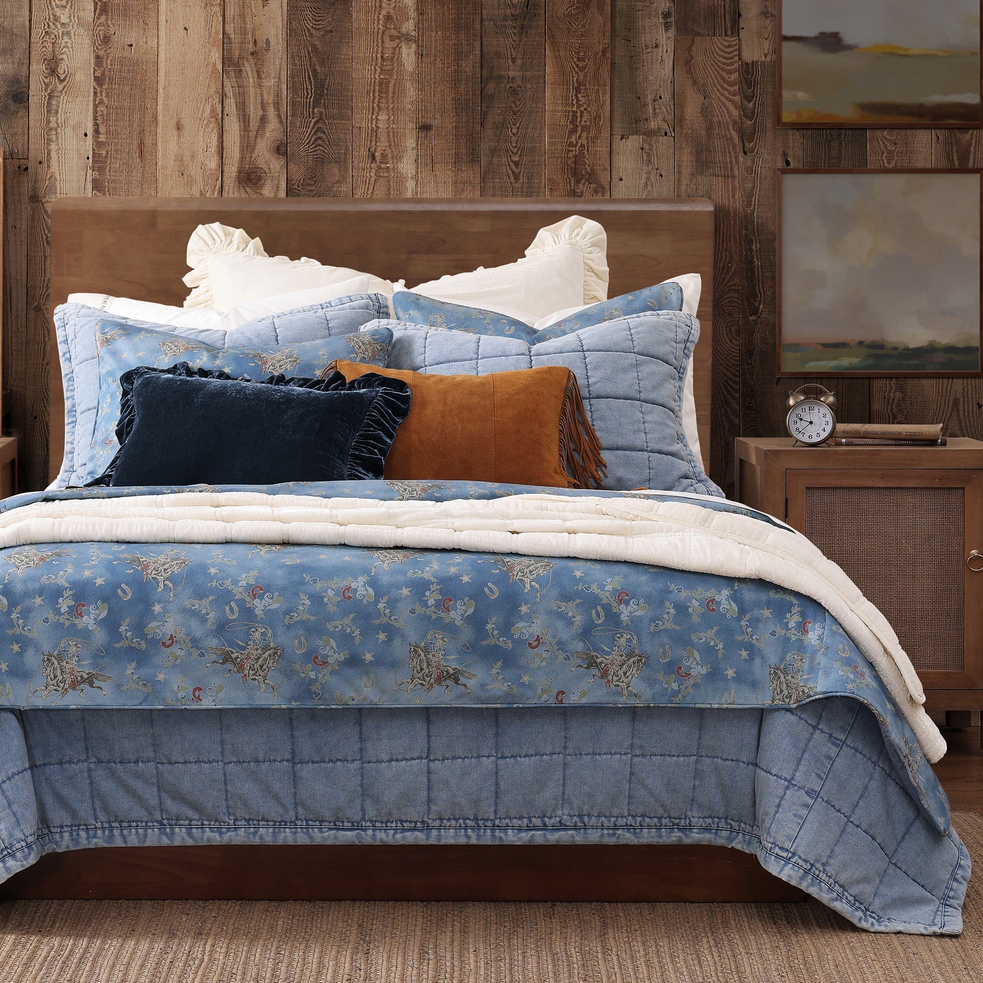Windowpane Plaid Bedding Set | Paseo Road
