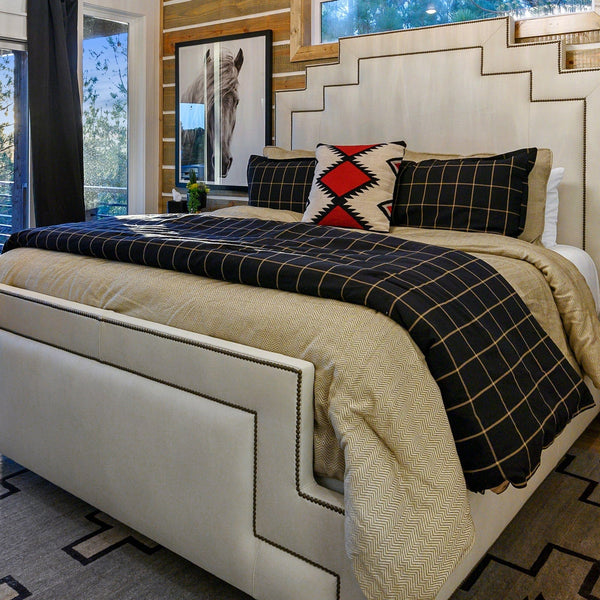 Windowpane Plaid Bedding Set | Paseo Road by HiEnd Accents