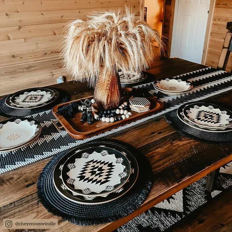 Chalet Aztec 16PC Dinnerware Set | Paseo Road by HiEnd Accents