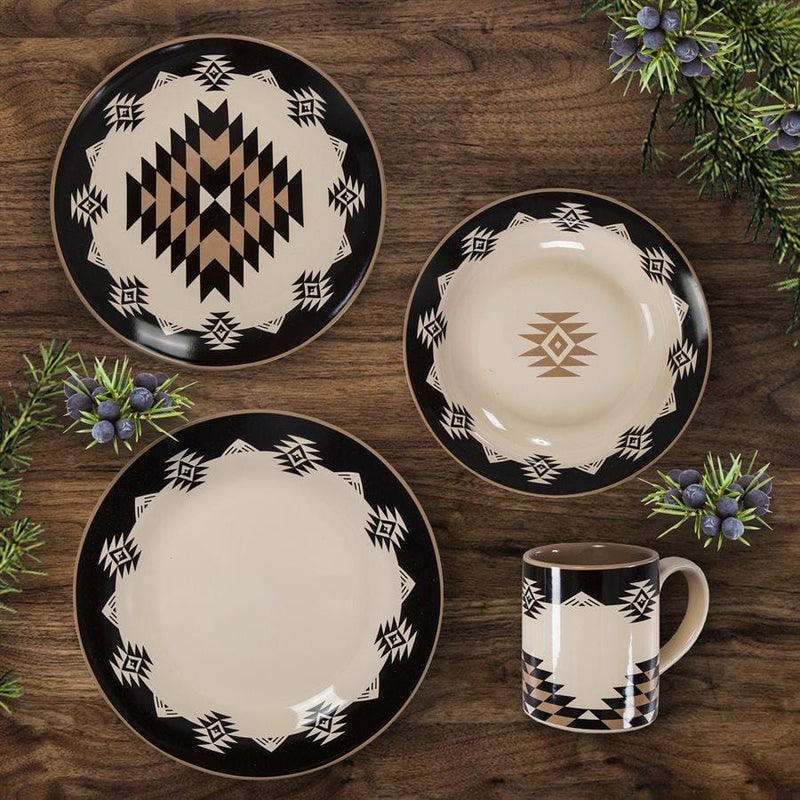 Chalet Aztec 16PC Dinnerware Set | Paseo Road by HiEnd Accents
