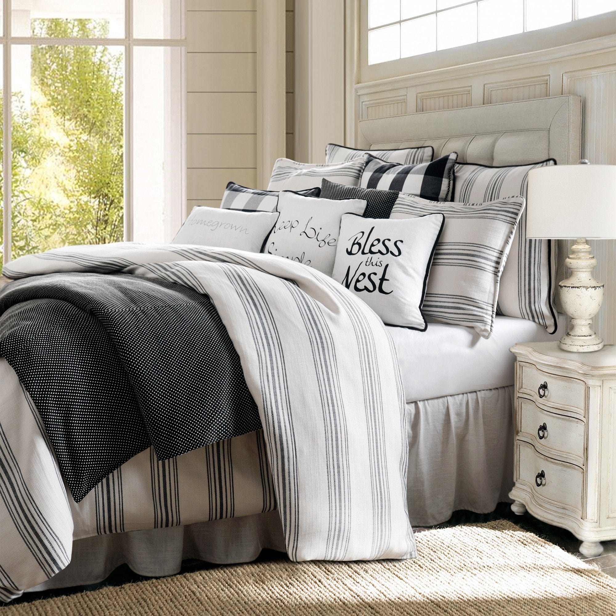 HiEnd Accents Super King Blackberry 3 Piece Comforter Set
